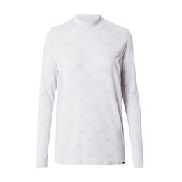 Adidas Golf Sportshirt 'WOMENS ULTIMATE365 TOUR MONOGRAM' Damen Gr&ouml;&szlig;e XL/XXL hellgrau / wei&szlig;
