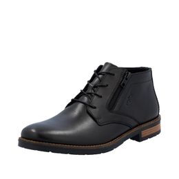 Rieker Herren Schn&uuml;rstiefelette Business-Stiefelette, Klassik-Boots in eleganter Optik schwarz 42