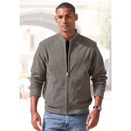 H.I.S. H.I.S Damen Cordjacke &raquo;- Blouson mit Rei&szlig;verschluss&laquo;, Pilotenjacke / &Uuml;bergangsjacke aus Cord, regular fit beige 3XL (64/66)