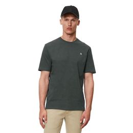 Marc O'Polo Marc O'polo Herren Marc O'Polo T-Shirt &raquo;T-shirt, short sleeve, logo print, ribbed collar&laquo; grau XXL
