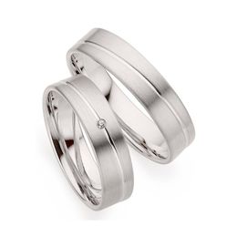 Phoenix Ph&ouml;nix Trauring &raquo;Schmuck Geschenk Silber 925 Trauring Ehering LIEBE versch. Varianten&laquo; Made in Germany - wahlweise mit oder ohne Brillant silber 71, 