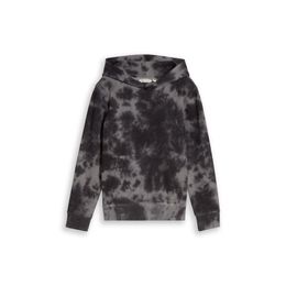 Tom Tailor Jungen Tom Tailor Kapuzensweatshirt, mit Batik-Muster, f&uuml;r Boys grau 176