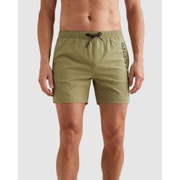 PME-Legend Pme Legend Herren PME LEGEND Badeshorts &raquo;AIRFRAME SWIMSHORTS BIG LOGO PRINT&laquo; Seitliche Eingrifftaschen, Ges&auml;&szlig;tasche gr&uuml;n 3XL, N-Gr