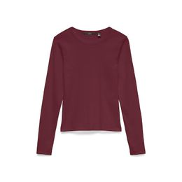 V&eacute;ro Moda Vero Moda Damen Langarmshirt &raquo;VMCHLOE LS SHORT TOP JRS NOOS&laquo; Baumwollmischung, slim fit S
