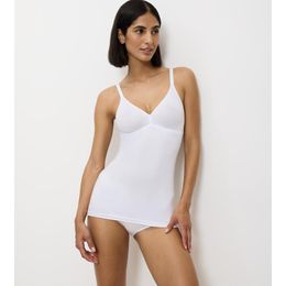 Triumph Damen BH-Hemd &raquo;Katia Basics BV X&laquo; ohne B&uuml;gel, nahtlos, tiefer V-Ausschnitt wei&szlig; 90, Cup B