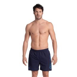 arena Herren Badeshorts &raquo;FUNDAMENTALS arena LOGO BOXER R&laquo; schnelltrocknendes Material, mit elastischem Bund blau L, N-Gr