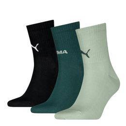 Puma Herren Puma Kurzsocken &raquo;Puma UNISEX LOGO STACKING SHORT CREW&laquo; 3 Paar bunt 35-38