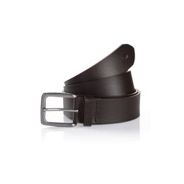 Tom Tailor Herren Tom Tailor Lederg&uuml;rtel &raquo;TTSCOTT&laquo; 3,5 cm breit, Herreng&uuml;rtel, Jeans und Casual, bis Gr. 120 braun 105