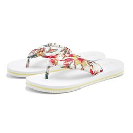 Lascana Damen Lascana Badezehentrenner &raquo;Sandale, Badeschuh, Pantolette, Badelatsche, Flip Flop, Sommerschuh,&laquo; Zehentrenner ultraleicht mit softem Band