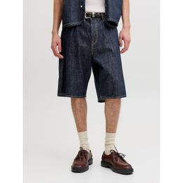 Jack & Jones Jack & Jones Herren 3/4-Hose &raquo;JJIALEX JJNORREBRO SHORTS SQ 400&laquo; im Five-Pocket Style blau XS, N-Gr