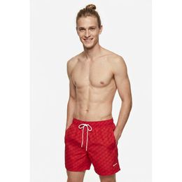 Reebok Herren Badeshorts &raquo;Sergio&laquo; mit seitlichen Taschen rot M, N-Gr