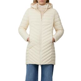 s.Oliver Damen s.Oliver Steppmantel im Slim Fit, abnehmbare Kapuze beige 42