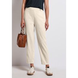 Street One Damen Street One Chinohose mit Knopfdetail wei&szlig; 38, L&auml;nge 28