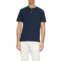 s.Oliver Herren s.Oliver T-Shirt mit Logo Print blau XXL