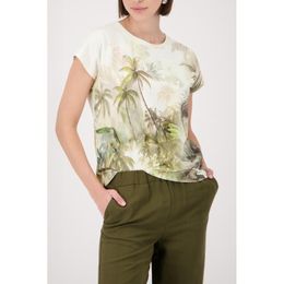 monari Damen T-Shirt &raquo;Shirt Tropical Allover&laquo; Regular fit mit tropischem Print 36