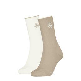 Tommy Hilfiger Herren Socken 2 Paar beige 35-38