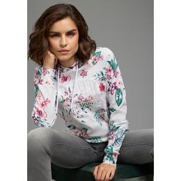 Kangaroos Damen Kangaroos Kapuzensweatshirt, mit Kapuze und Kordelzug, Langarm, h&uuml;ftbedeckende L&auml;nge 32/34
