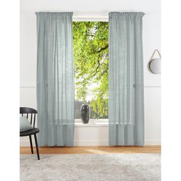 LeGer Home by Lena Gercke Vorhang &raquo;Lanea&laquo; Multifunktionsband 1 Stk. tlg. Leinenoptik, 1 Schal, verschiedene Gr&ouml;&szlig;en gr&uuml;n Baumwolle, Polyester 145cm, 
