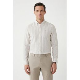BOSS Herren BOSS Leinenhemd &raquo;LIAM&laquo; 100% Leinen Premium Sommerhemd, Button-Down-Kragen, regular fit beige XXXL (47/48), N-Gr
