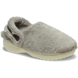 Crocs Damen Clog &raquo;Classic Unfurgettable Clog&laquo; , Hausschuh, Freizeitschuh mit schwenkbarem Fersenriemen grau 41
