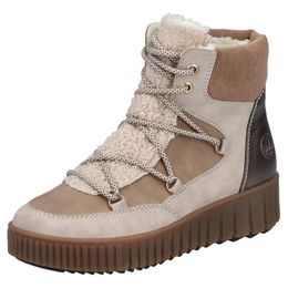 Rieker Damen Winterboots Schn&uuml;rboots, Plateauboots, mit Warmfutter 43