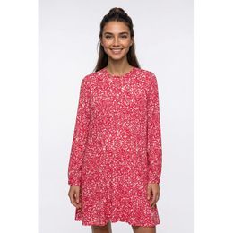 United Colors Of Benetton Damen United Colors Of Benetton Minikleid mit Herzen-Alloverprint rot XL (42), N-Gr