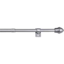 Garesa Scheibenstange &raquo;BAROCK&laquo; &Oslash; 13 mm 1 l&auml;ufig-l&auml;ufig ausziehbar Montage zum Schrauben oder klemmen, ausziehbar grau L: 55cm - 85cm &Oslash; 13mm, 1 l&auml;ufig