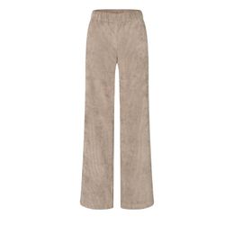 MAC Damen MAC Cordhose &raquo;CHIARA&laquo; mit weitem Bein beige 44, L&auml;nge 30