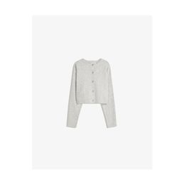Bershka Knit Cardigan female size S Grey