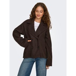 Only Damen Only Kurzjacke &raquo;ONLNANCY JACKET NOOS OTW&laquo; Kunstfaser braun XL