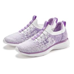 Lascana Damen Lascana Sneaker &raquo;Slipper, Halbschuh, Turnschuhe, Slip-On-Sneaker,&laquo; bequem zum Reinschl&uuml;pfen mit elastischen Schn&uuml;rb&auml;ndern Unisex VEGAN 