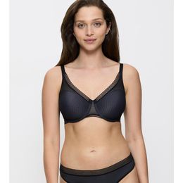 Triumph Minimizer-BH &raquo;Infinite Sensation W01&laquo; Verkleinert optisch um eine K&ouml;rbchengr&ouml;&szlig;e, formende Cups ohne Einlagen schwarz 90, Cup C Minimizer-BH