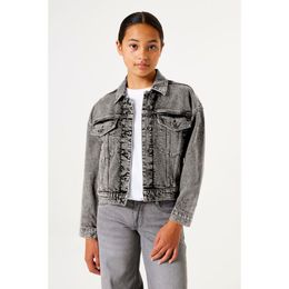 Garcia M&auml;dchen Jeansjacke ohne Kapuze mit Stretch und Knopfleiste blau 140/146