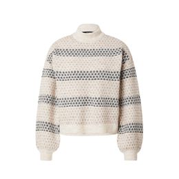 V&eacute;ro Moda VERO MODA Sweater 'VMTrixie' female size XL Beige / Cream / Black