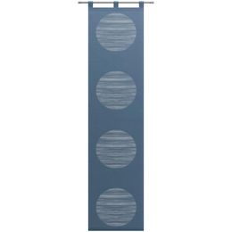 Neutex for you! Schiebegardine &raquo;Padova&laquo; Schlaufen 1 Stk. tlg. Inkl. Zubeh&ouml;r blau Scherli, Polyester 175cm, Schlaufen, 57cm