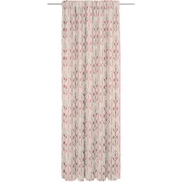 Adam Vorhang &raquo;Wave&laquo; Multifunktionsband 1 Stk. tlg. aus Leinen und Bio-Baumwolle bunt Jacquard, Baumwolle, Leinen 145cm, Multifunktionsband, 142cm