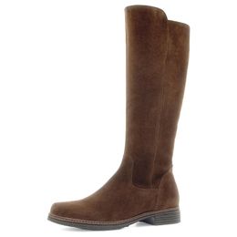 Gabor Damen Stiefel , Blockabsatz, Langschaftstiefel mit dezenten Ziern&auml;hten 36, Normalschaft