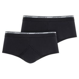 Jockey Herren Slip &raquo;Modern Classic 1850&laquo; mit Eingriff, atmungsaktiv, Stretchbund schwarz M