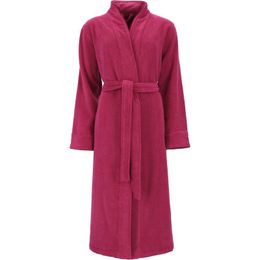 Vossen Bademantel &raquo;Alabama, ideal f&uuml;r Sauna & Spa, Hotelbademantel, Morgenmantel&laquo; 1 Stk. Stehkragen lila Baumwolle L L: 125cm