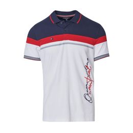 Koroshi Poloshirt Herren Gr&ouml;&szlig;e M navy / rot / wei&szlig;