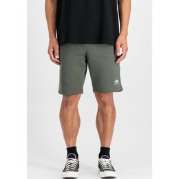 Alpha Industries Herren Shorts &raquo;Basic Short SL II&laquo; Baumwollmischung, regular fit gr&uuml;n XL, N-Gr