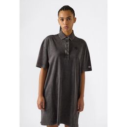 Champion Damen Shirtkleid &raquo;ICONS WASH Loose fit jersey dress&laquo; sportlicher Stil, f&uuml;r sportliche Aktivit&auml;ten geeignet, aus Baumwolle grau S, N-Gr