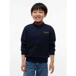 Tommy Hilfiger Jungen Sweatshirt &raquo;ESSENTIAL LOGO SWEATSHIRT&laquo;, Rundhalsausschnitt, Regular Fit, Logoschriftzug, Kinder bis 16 Jahre blau 14 (164)