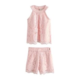 Baker By Ted Baker Set M&auml;dchen Gr&ouml;&szlig;e 122 rosa