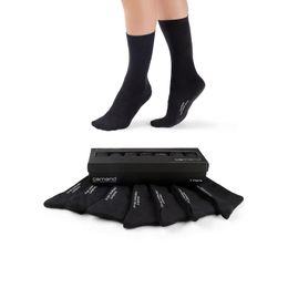 Camano Herren Socken &raquo;comfort&laquo; 7 Paar, in langer Form, mit Geschenkbox schwarz 35-38