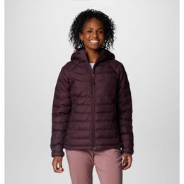 Columbia Damen Steppjacke &raquo;Powder Lite II Hooded Jacket&laquo; wasserabweisende Au&szlig;enjacke, leichte Steppjacke, mit Rei&szlig;verschluss lila M