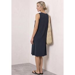 Street One Damen Street One Jerseykleid Ohne Taschen &Auml;rmelloses Sommerkleid mit Rundhals und Knopfdetail 38, N-Gr