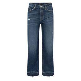 JOOP! Damen JOOP! 7/8-Jeans &raquo;Maira&laquo; Regular fit mit offener Saumkante blau 31, N-Gr