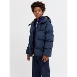 Jack & Jones Jack & Jones Junior Herren Steppjacke &raquo;JJKAITO PUFFER JACKET LN JNR&laquo; mit Kapuze blau 128