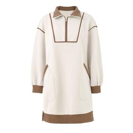 Imily Bela Kleid Damen Gr&ouml;&szlig;e 36 braun / wei&szlig; Sommerkleid
